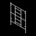 Isometric Scaffold, Shoring and Formwork - CAD for Falsework