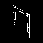 Isometric Scaffold, Shoring and Formwork - CAD for Falsework