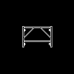 Ledger Bearing HiLoad Shoring Frames and Braces - CAD for Falsework